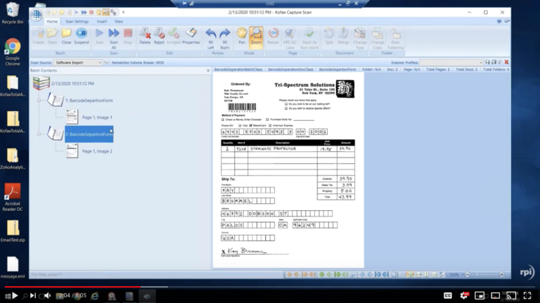 Using Kofax Capture Document Separation | RPI Consultants